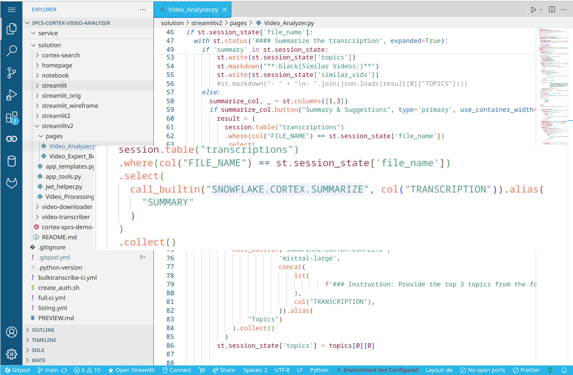 Building Data Applications using Snowflake Cortex ML and LLMs