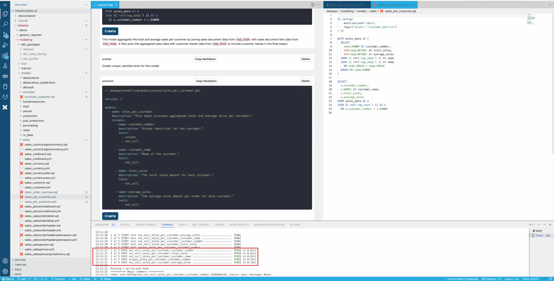 Generate SAP insights on Snowflake instantly with DataOps.live Assist