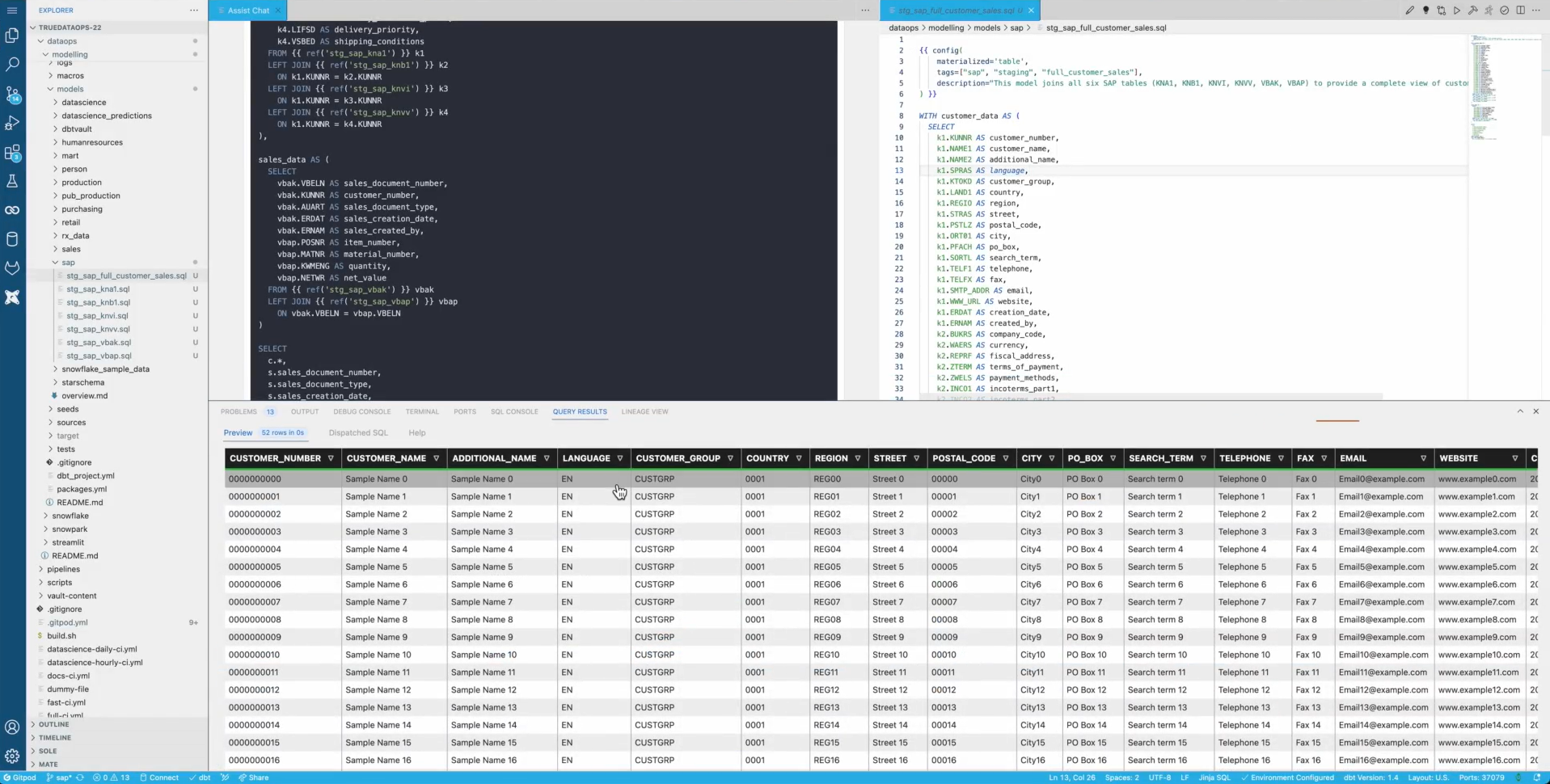 Building Sap Data Tables In Snowflake Made Simple With Dataops Assist